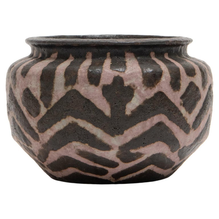 Joseph Massé, Art Deco 'Africaniste' Ceramic Vessel, c. 1930 at 1stDibs