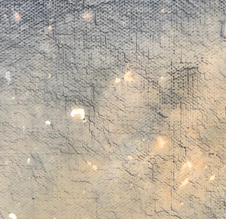Joseph McAleer - Galaxy: contemporary canvas painting w/ imagery of ...