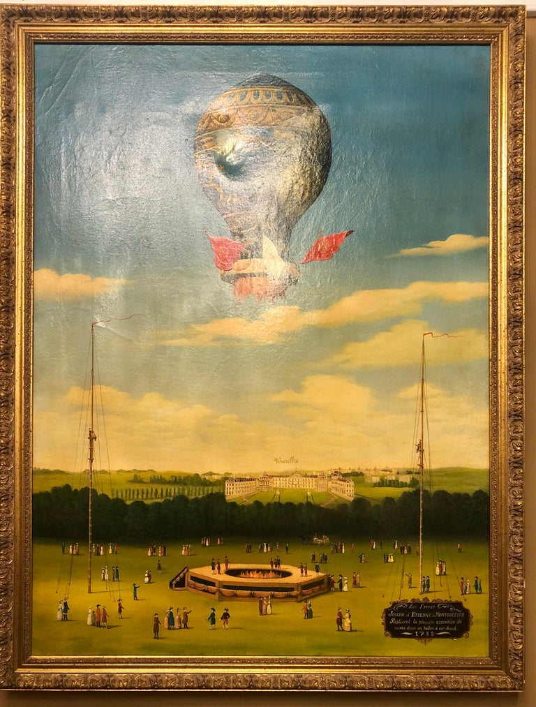 Joseph-Michel Montgolfier and Jacques-Étienne Montgolfier Oil Painting ...