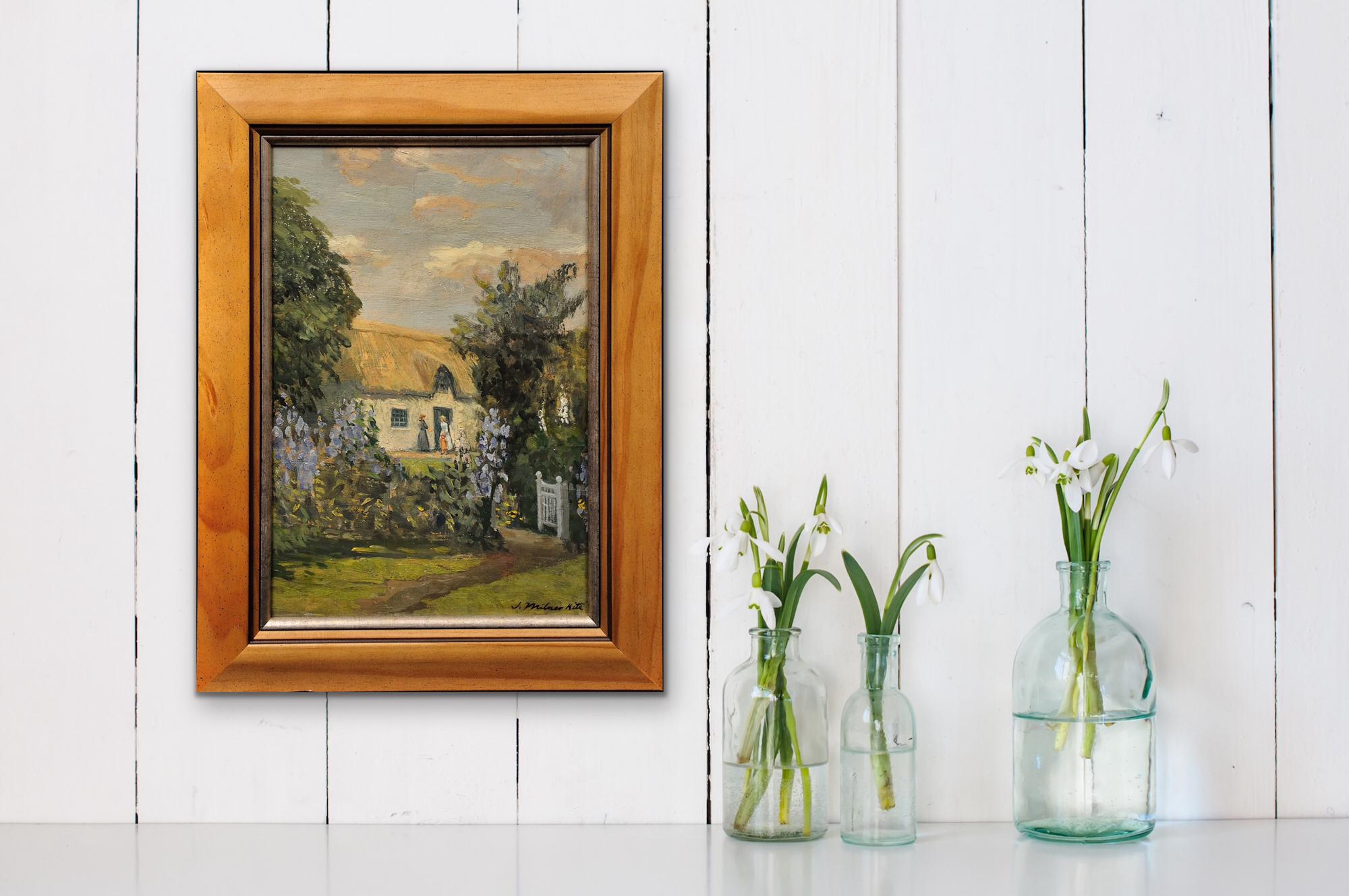 Joseph Milner Kite - A Breton Cottage Garden, France. Student of ...