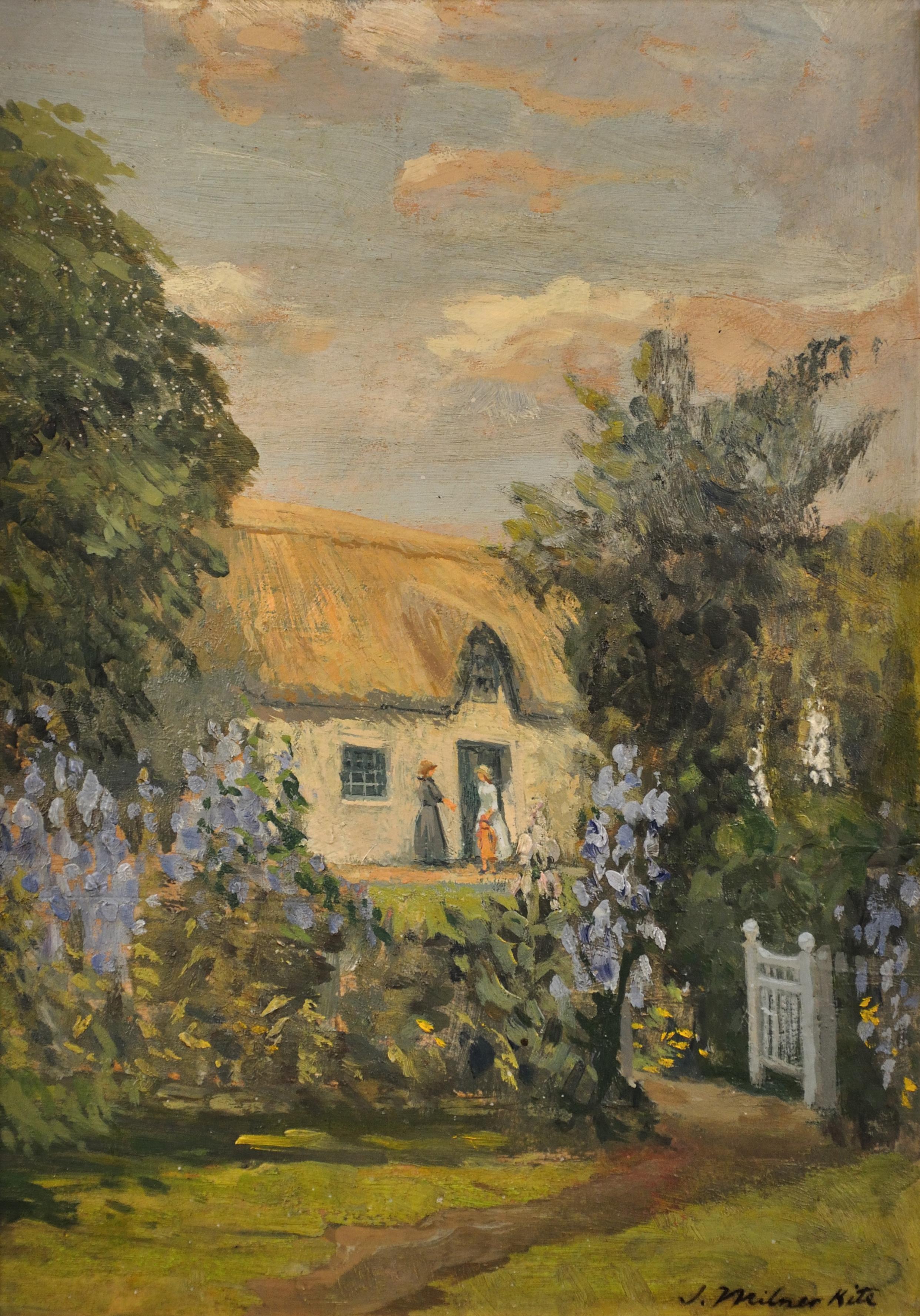 Joseph Milner Kite - A Breton Cottage Garden, France. Student of ...