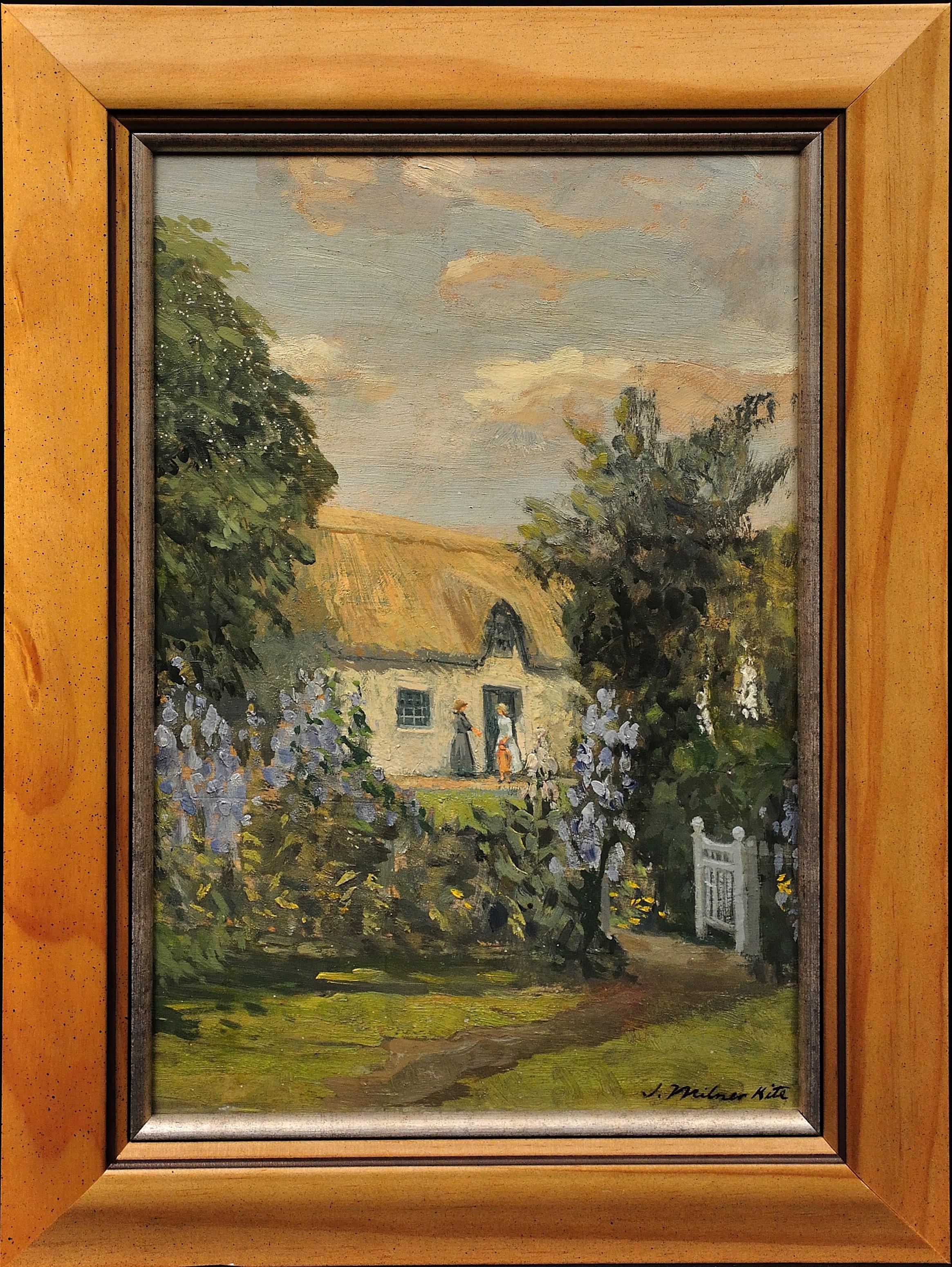 Joseph Milner Kite - A Breton Cottage Garden, France. Student of ...