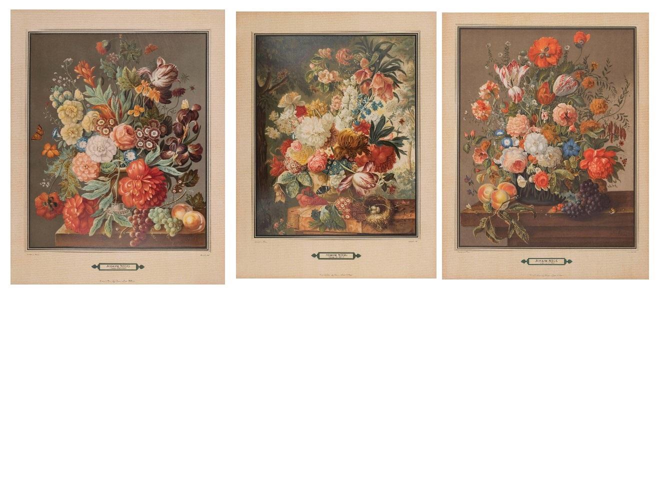 Joseph Nigg - A Duo of Beautiful Bouquets at 1stDibs