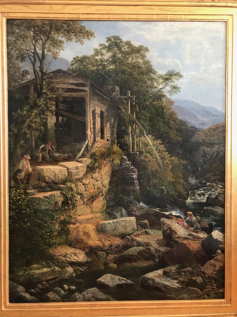 Joseph Paul Pettitt - Joseph Paul Pettitt, Very large Victorian river ...