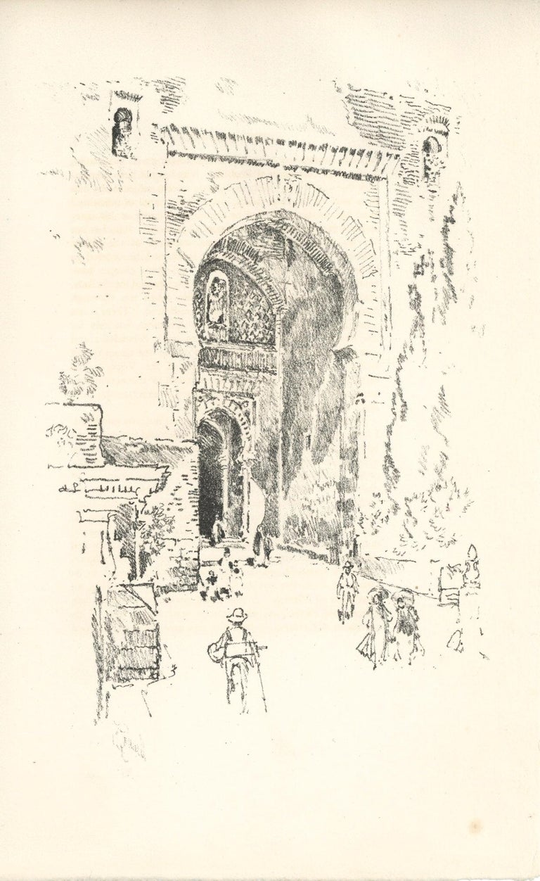 Joseph Pennell - "Alhambra" original lithograph For Sale at 1stDibs