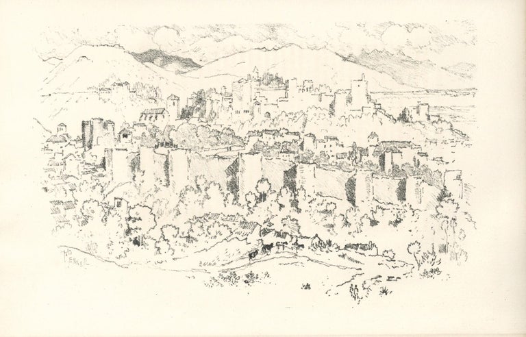 Joseph Pennell - "Alhambra" original lithograph For Sale at 1stDibs