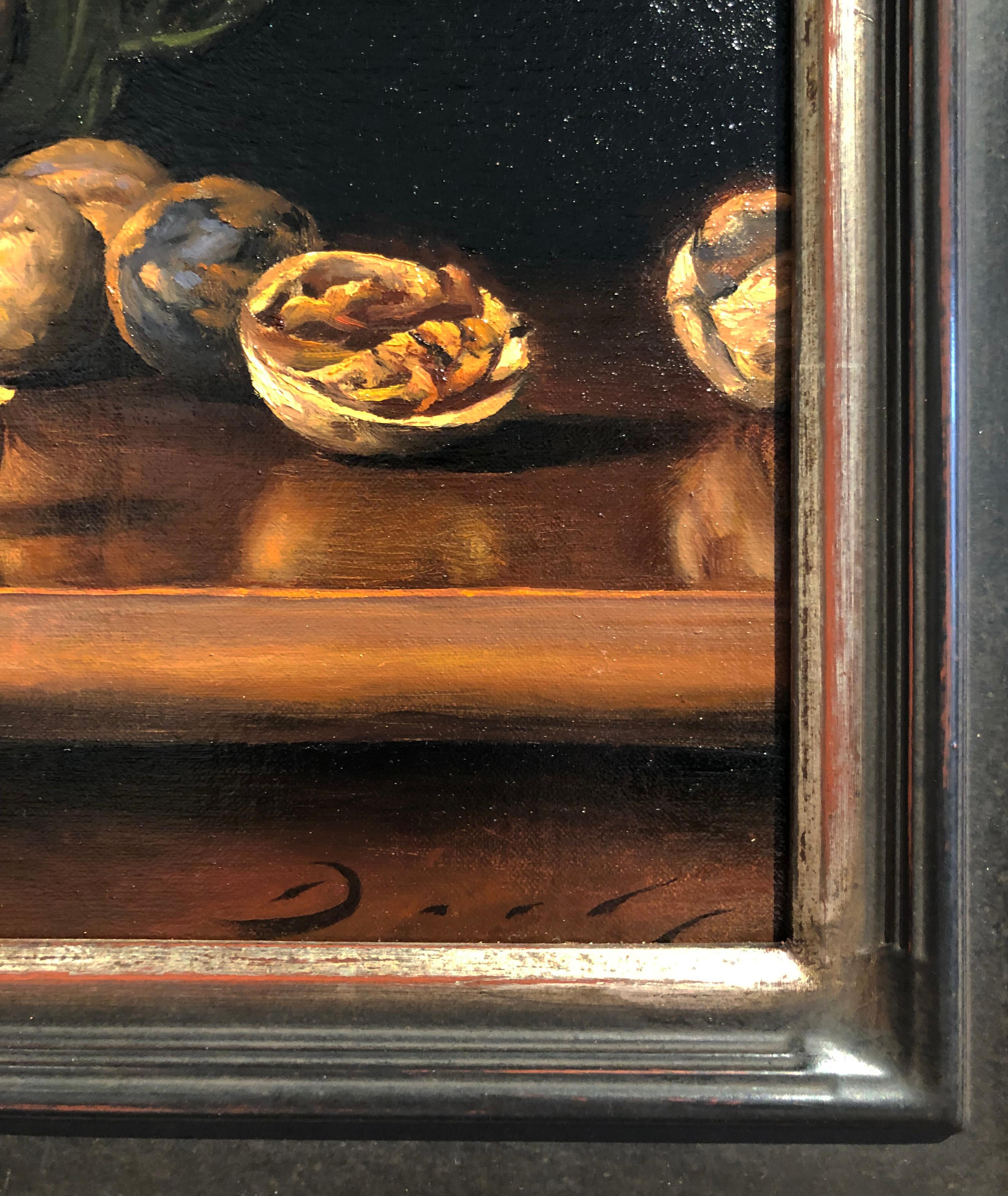 Joseph Q. Daily - "Still Life with Walnuts and Quince" (Realist oil ...