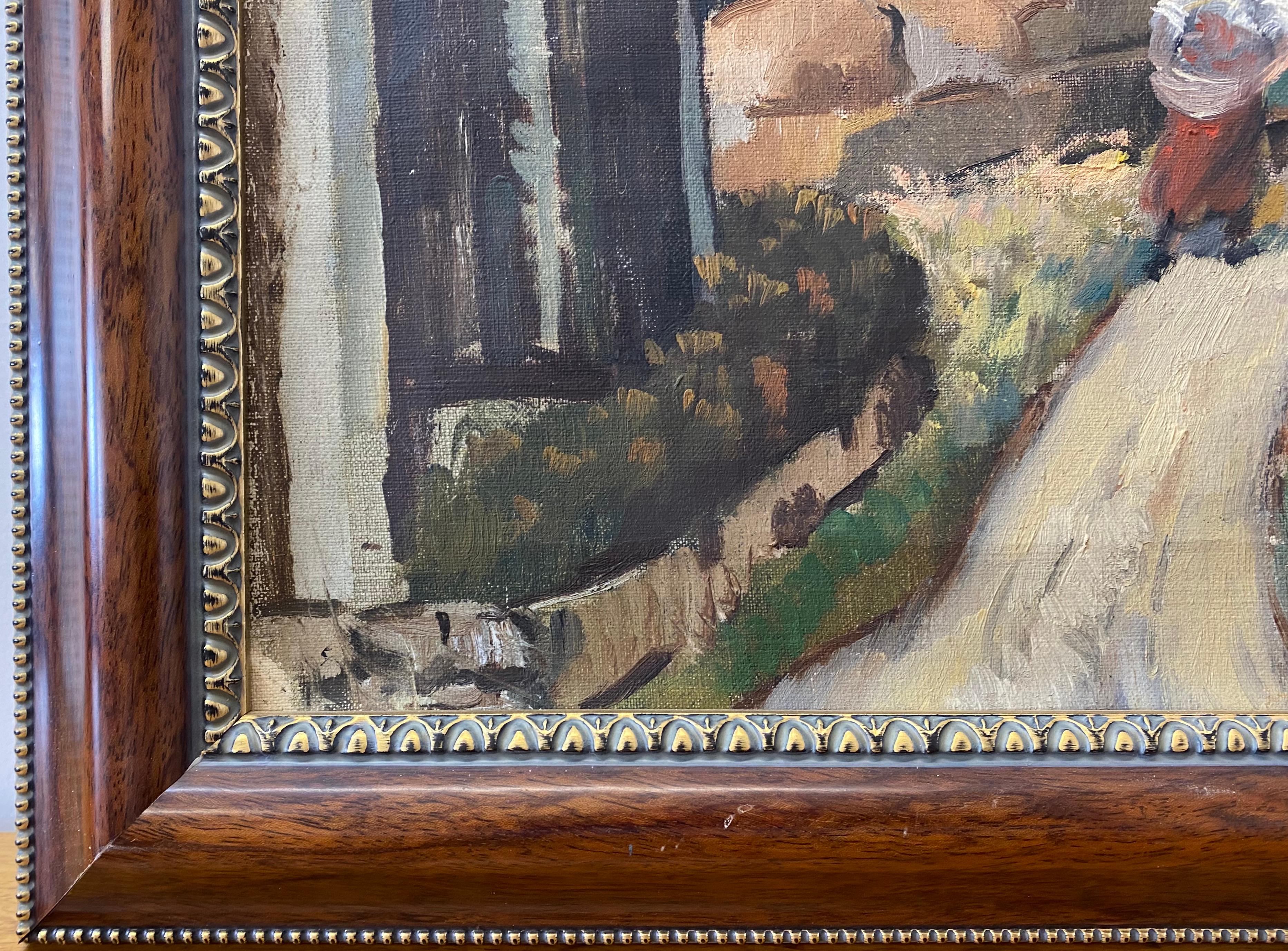 Joseph Raskin - Joseph Raskin "Daily Chores" Original Oil Painting C ...