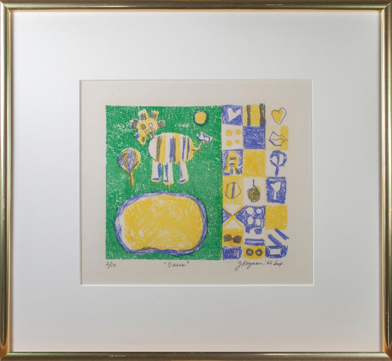 Joseph Rozman - ''Oasis'' signed colour lithograph (2/10) For Sale at ...
