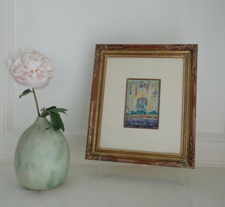 Joseph Sacks - Impressionist Oil on Paper Landscape at 1stDibs