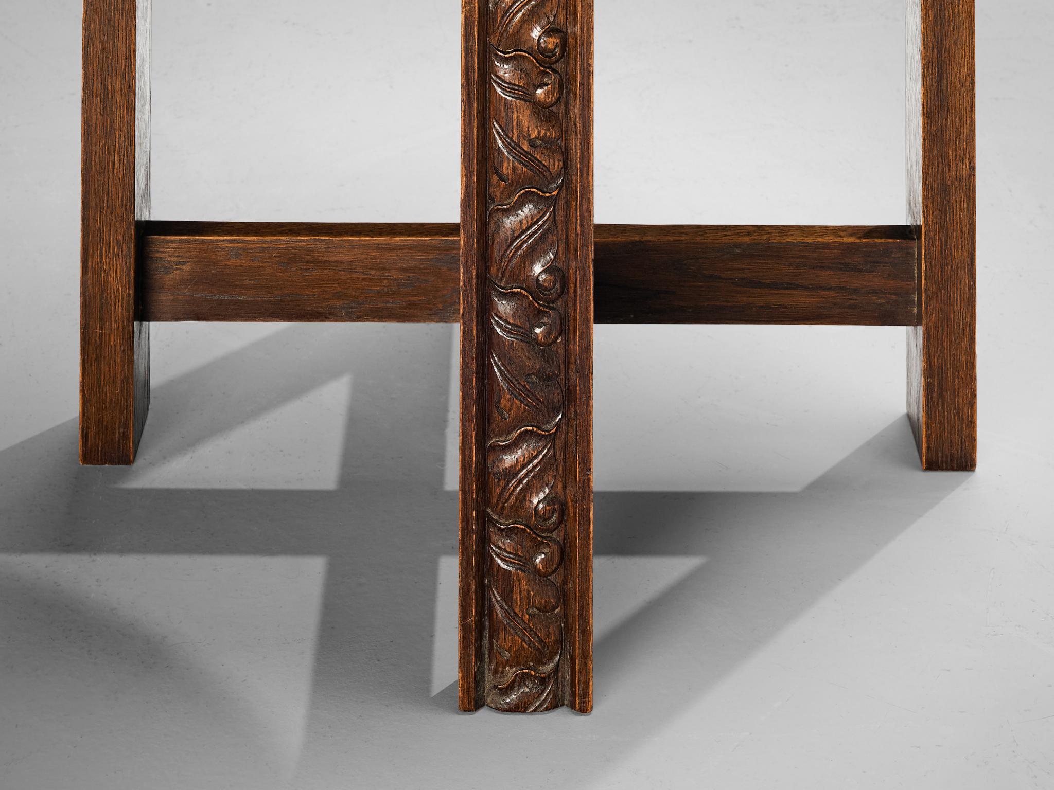 Joseph Savina Side Table in Oak For Sale at 1stDibs