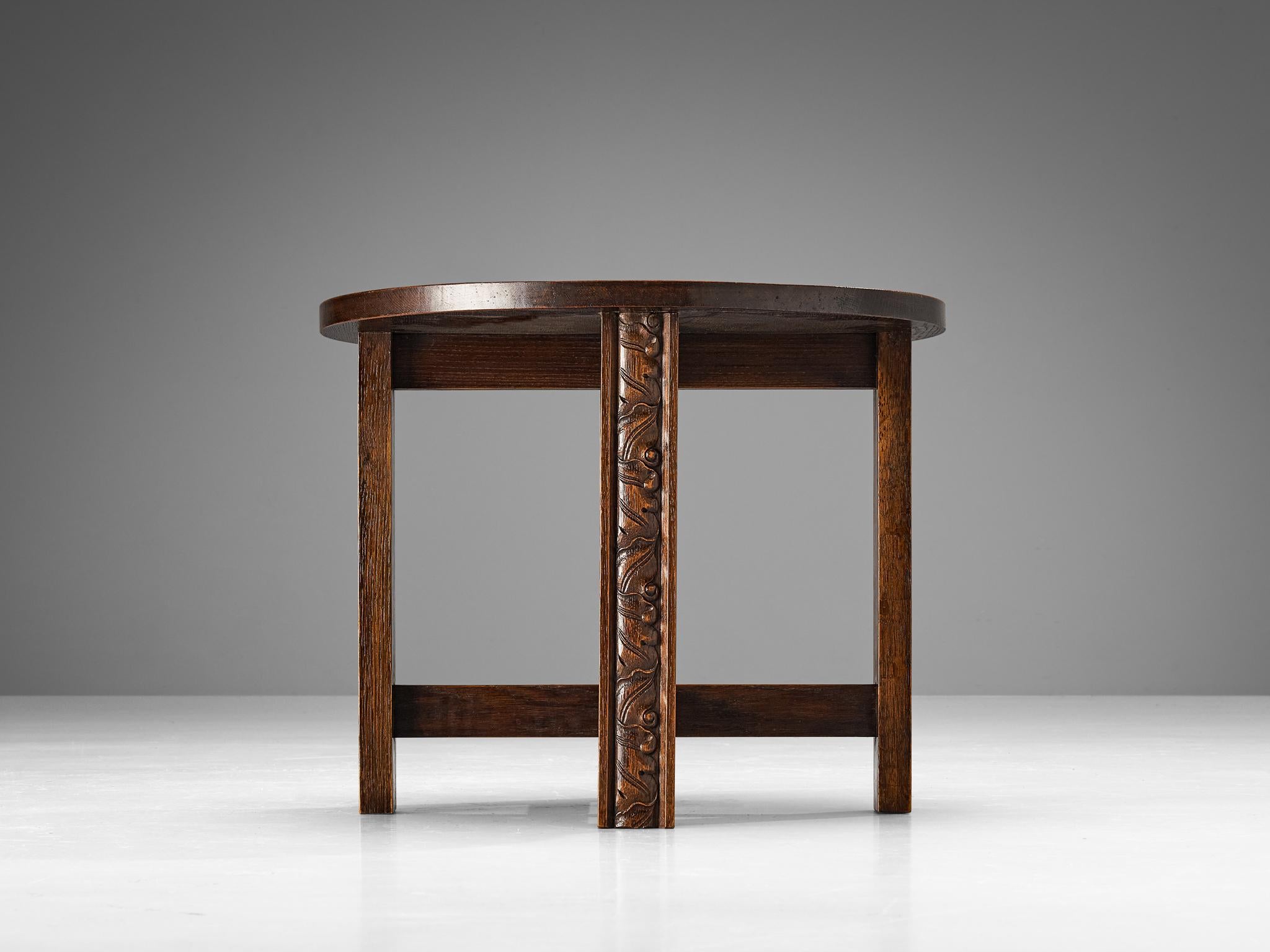 Joseph Savina Side Table in Oak For Sale at 1stDibs
