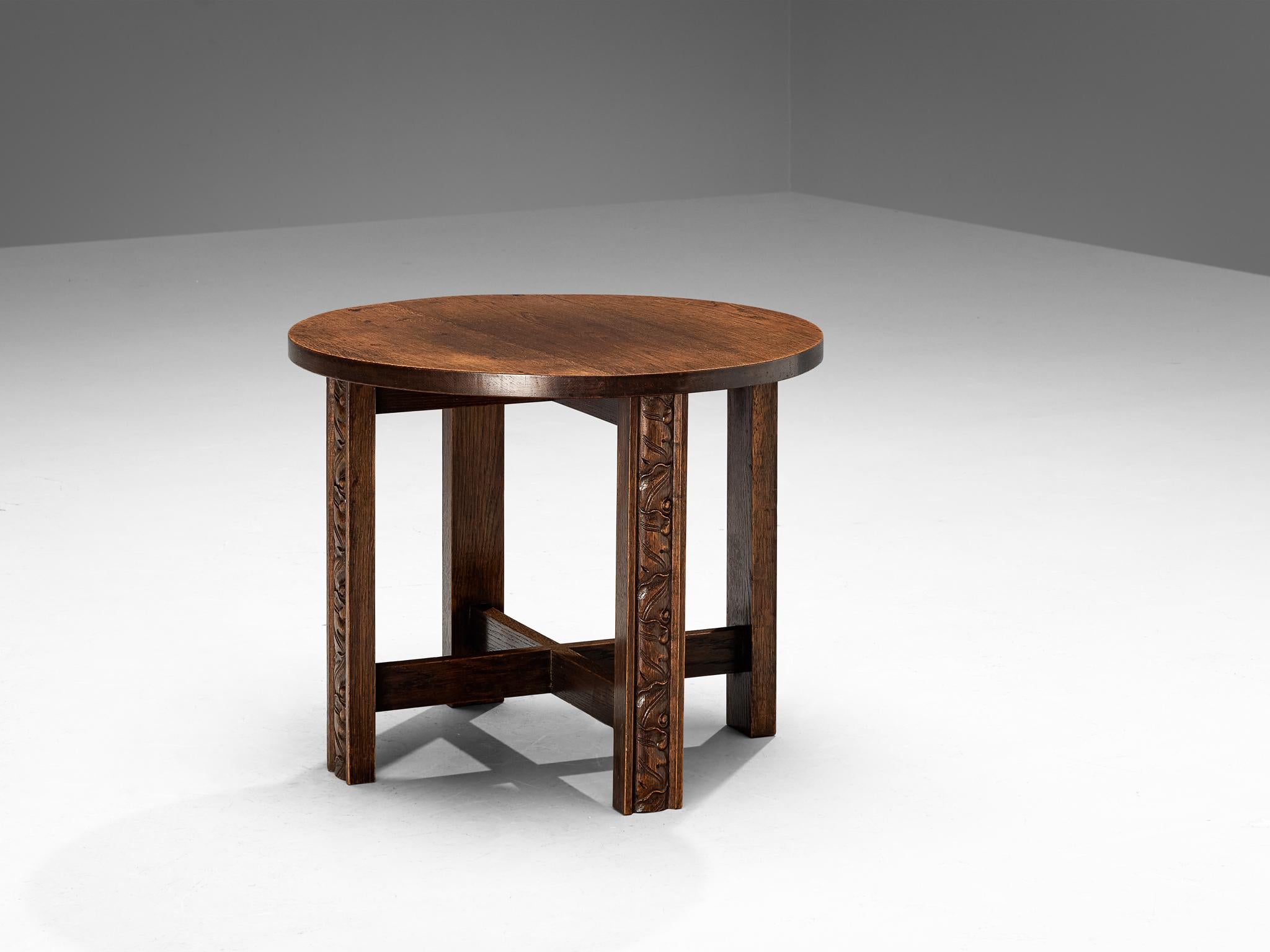 Joseph Savina Side Table in Oak For Sale at 1stDibs
