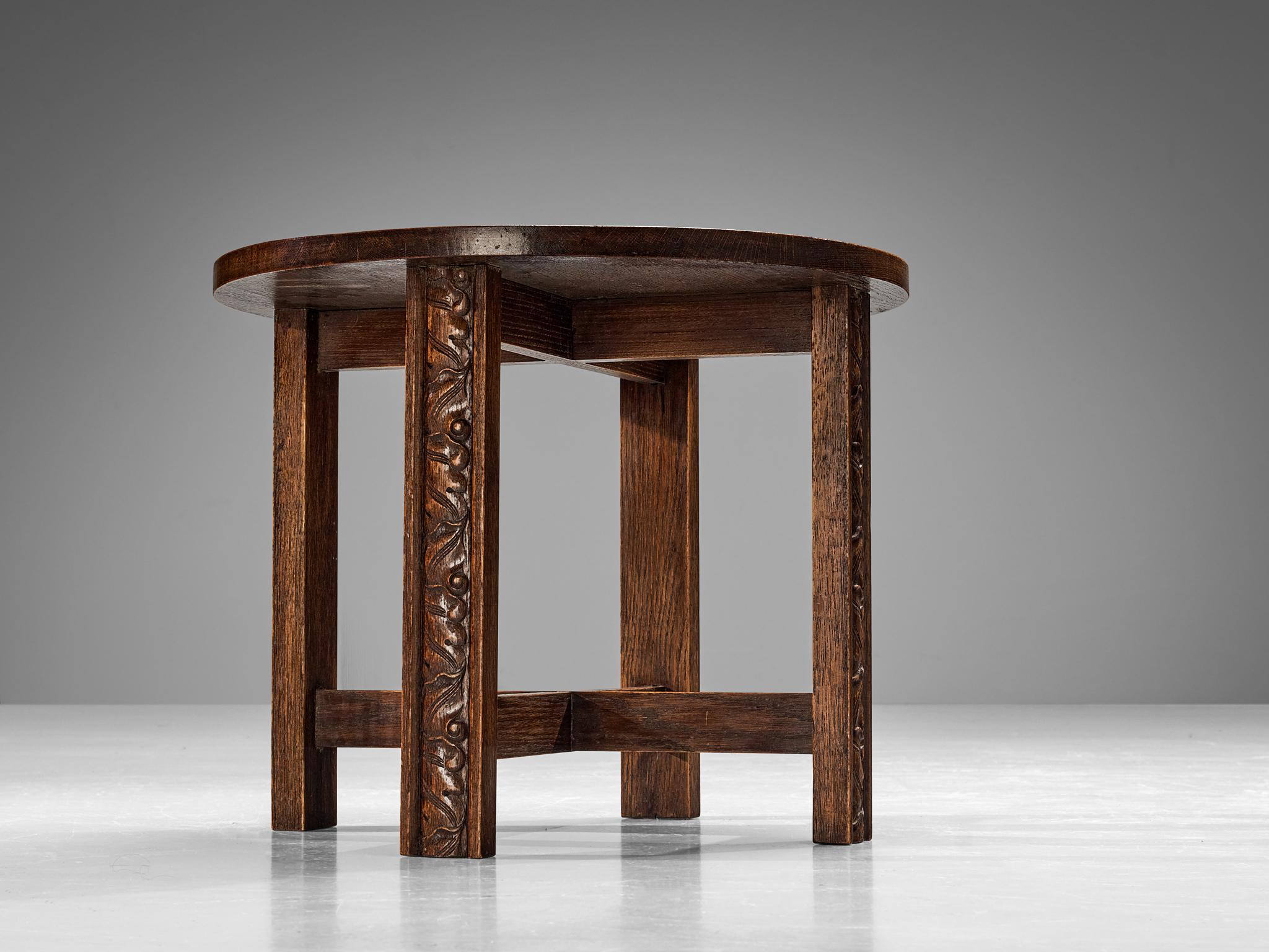 Joseph Savina Side Table in Oak For Sale at 1stDibs