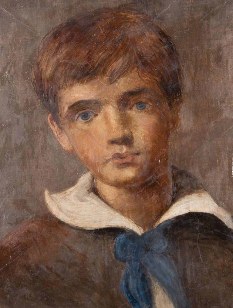 Joseph Severn - Joseph Severn (1793–1879) - 1844 Oil, Blue Eyed Boy For ...