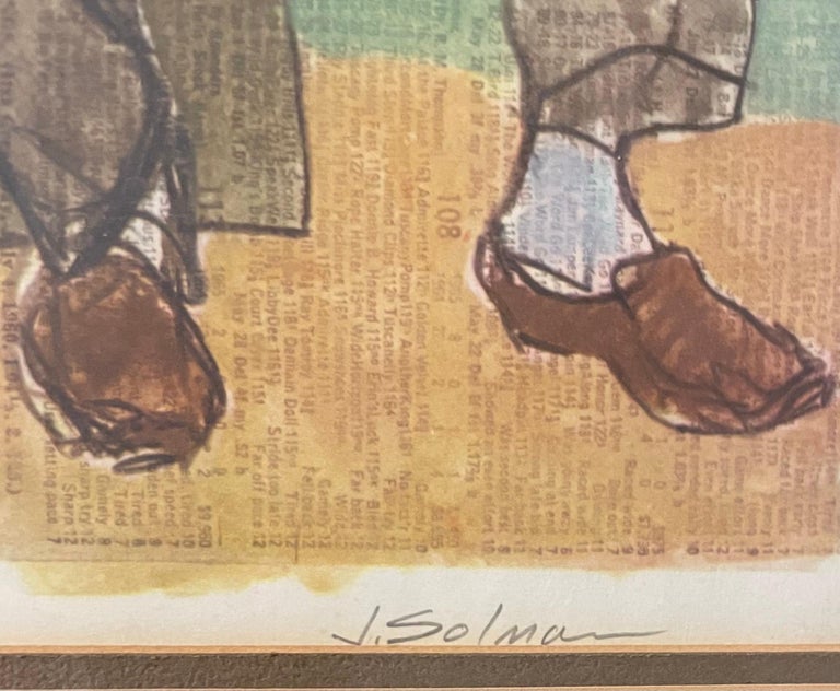 Joseph Solman - Joseph Solman Lithograph New York City Subway Great ...