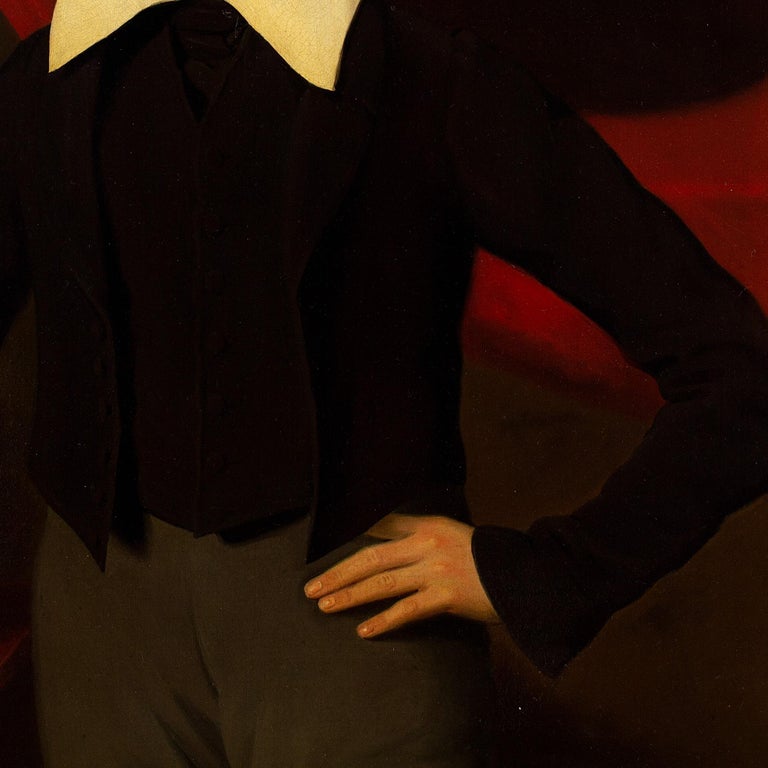 Joseph Thraves - Joseph Thraves, Portrait Of A Scholar, Oil Painting ...