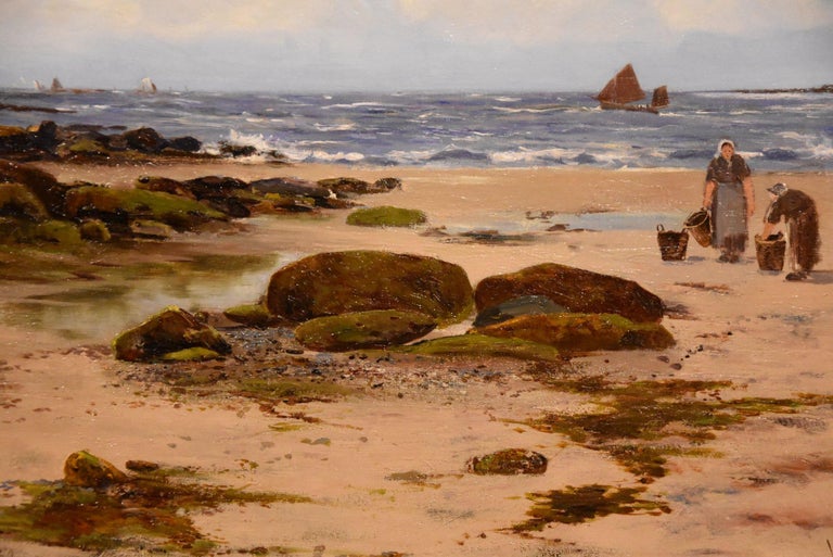 Joseph Vickers De Ville - Oil Painting by Joseph Vickers De Ville "A ...