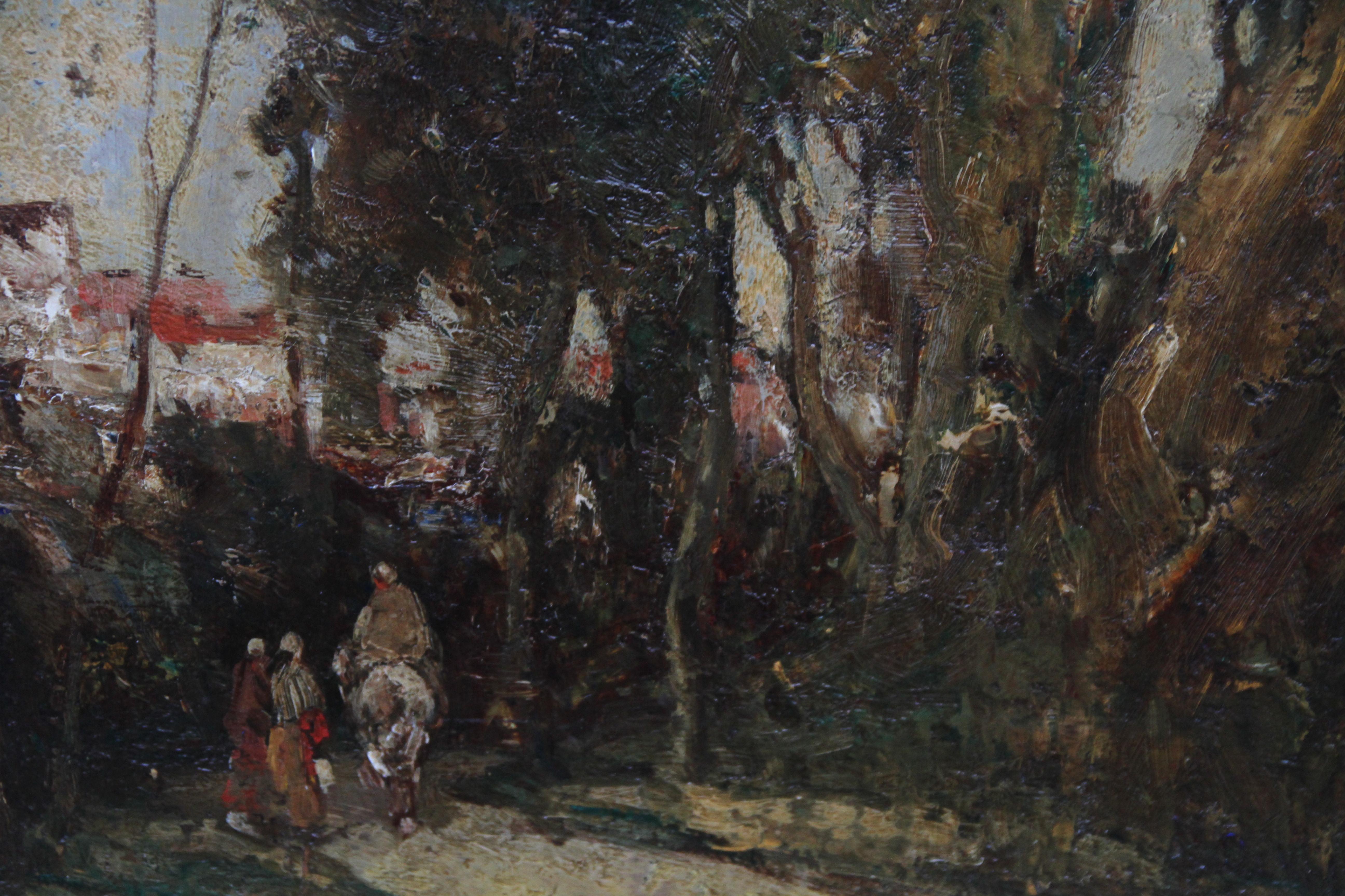 Joseph Vickers De Ville - Village Gossip - Arte británico de principios ...