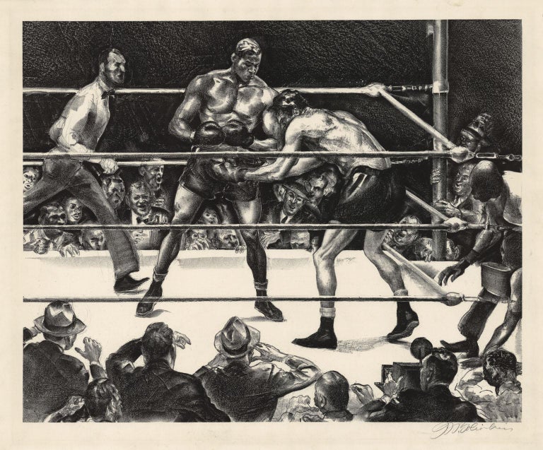 Joseph Webster Golinkin - Joe Louis vs. Max Baer at Yankee Stadium For ...