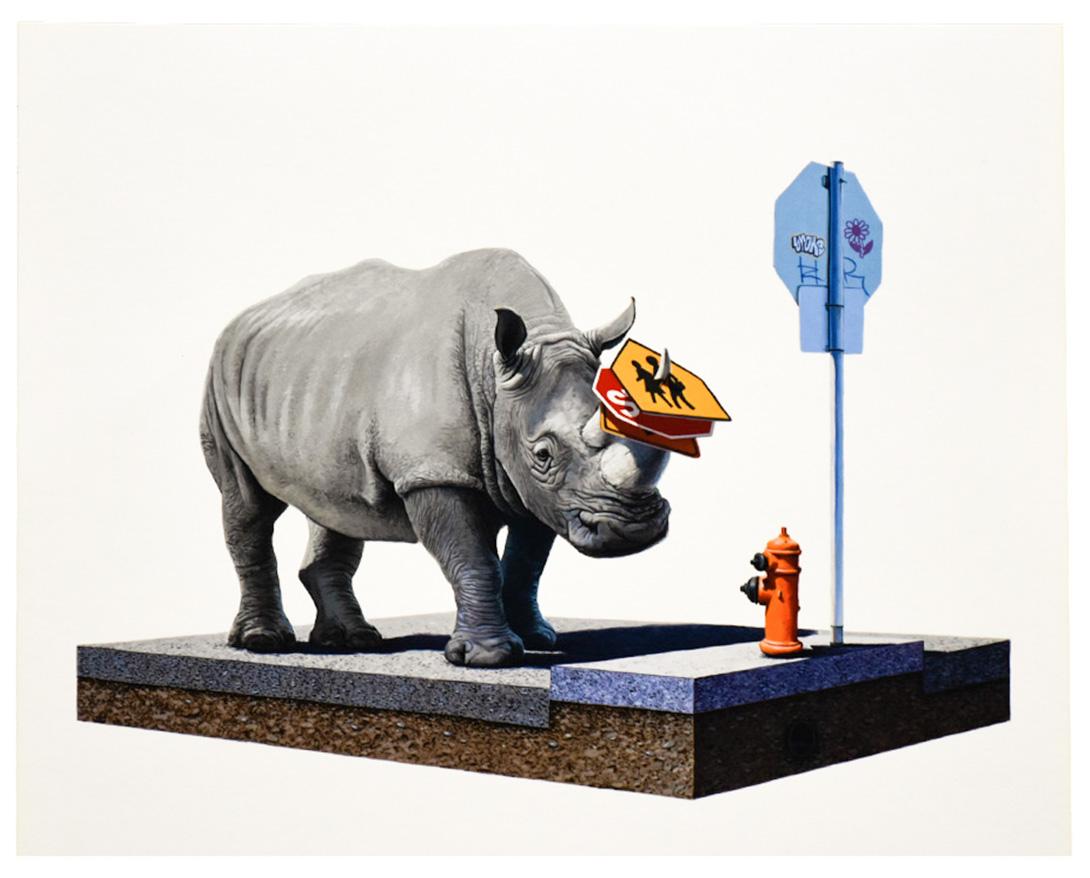 Josh Keyes - JOSH KEYES The Collector For Sale at 1stDibs