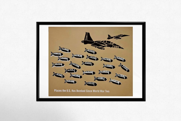 Josh MacPhee - 2004 by Josh MacPhee - Places the U.S. Has Bombed since ...