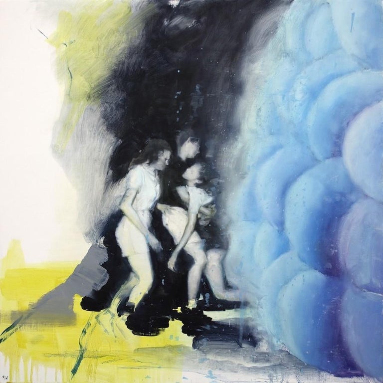 Joshua Flint - Joshua Flint, Magnetic Fields, surrealist oil on wood ...