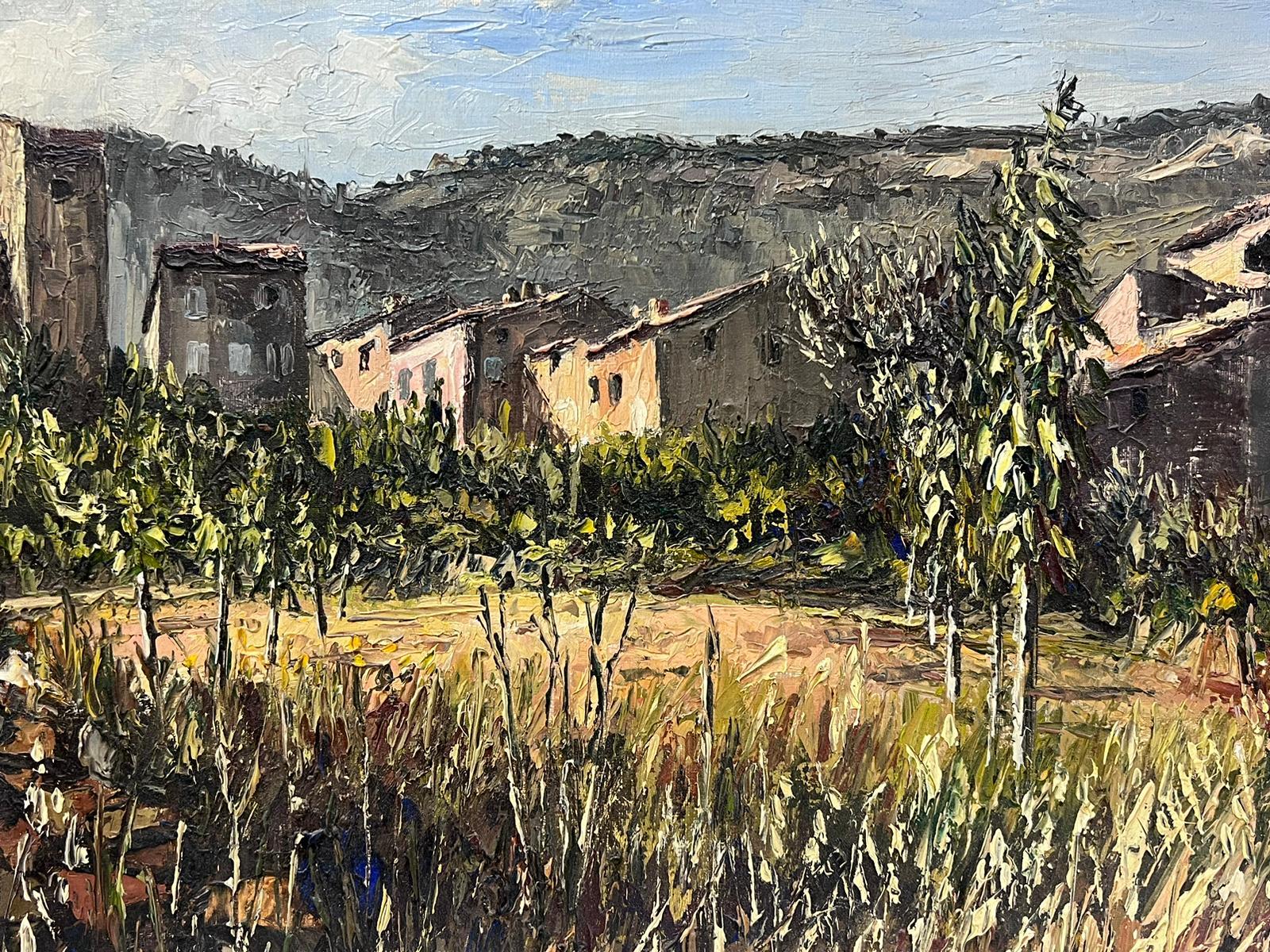 Josine Vignon - Bargemon South of France 1959 French Post Impressionist ...