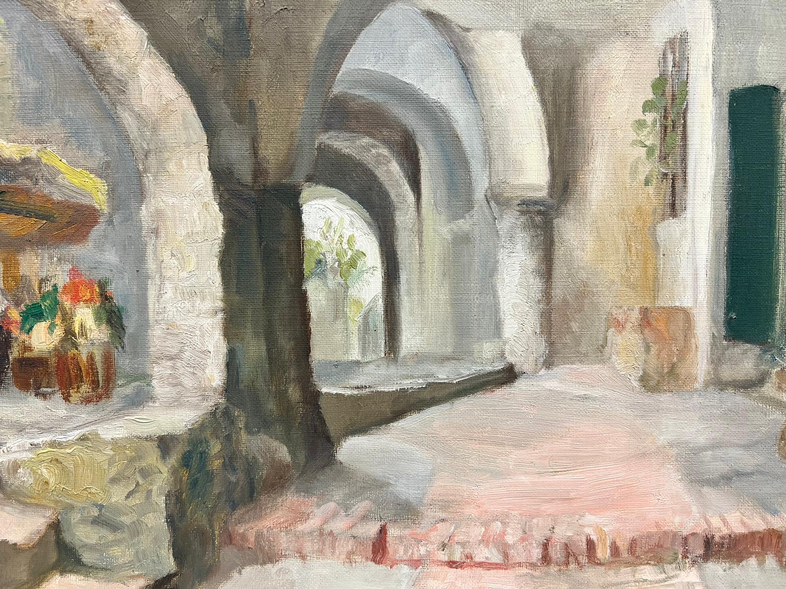 Josine Vignon - French Grey Walk Way Along The Cafe Post Impressionist ...