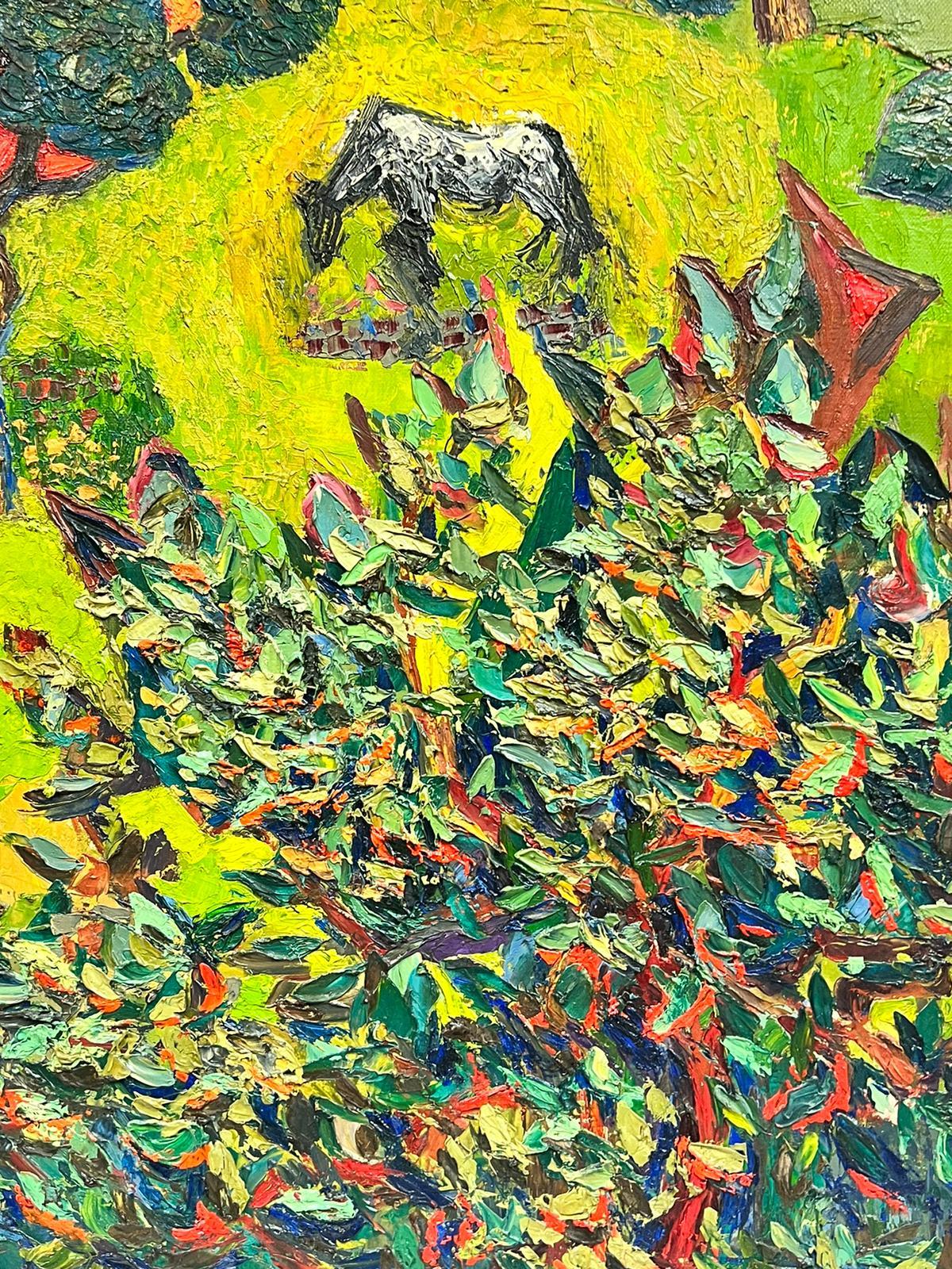 Josine Vignon - Huge 1950's French Cubist Summer Provencal Rural ...