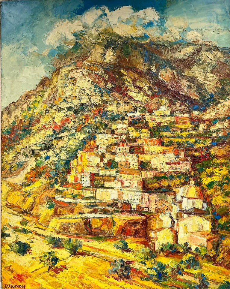 Josine Vignon - Huge 1960's French Post Impressionist Oil Painting ...