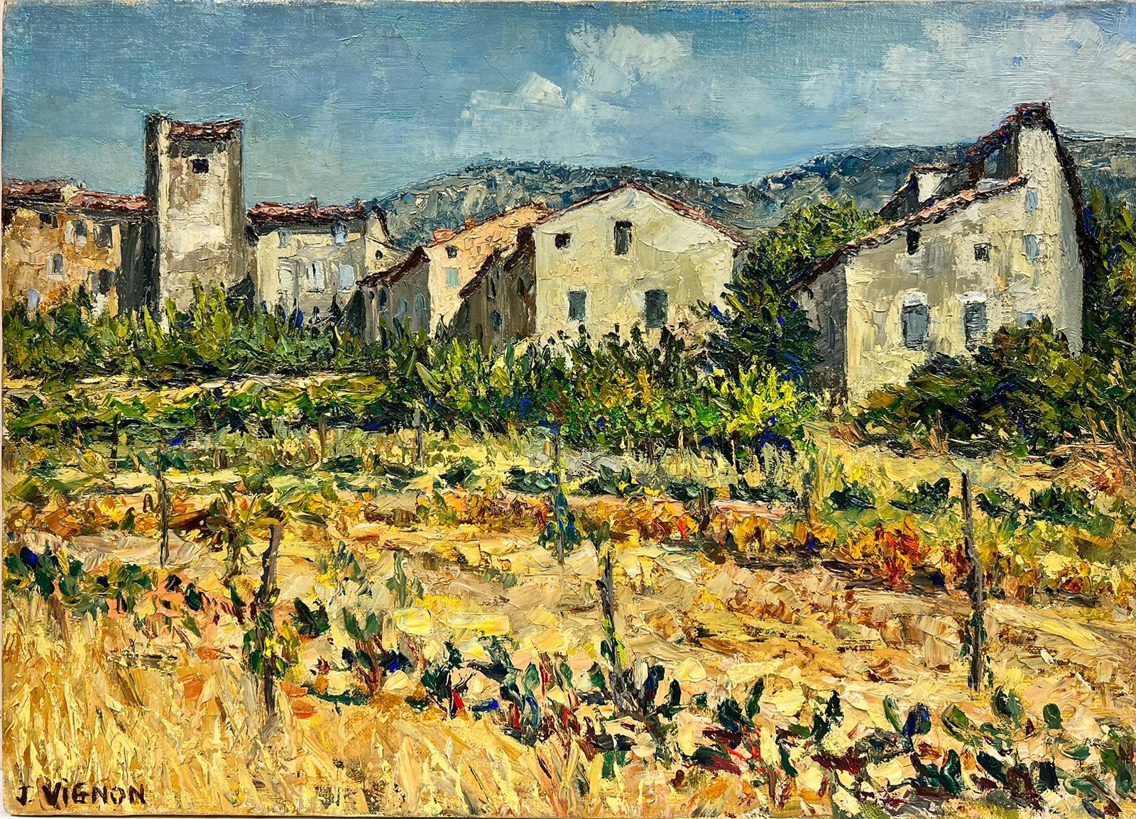 Josine Vignon - Cagnes Sur Mer 1960's French Post Impressionist Signed ...