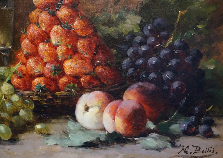 Josse-Lambert “Hubert” Bellis - Still Life with strawberries and ...