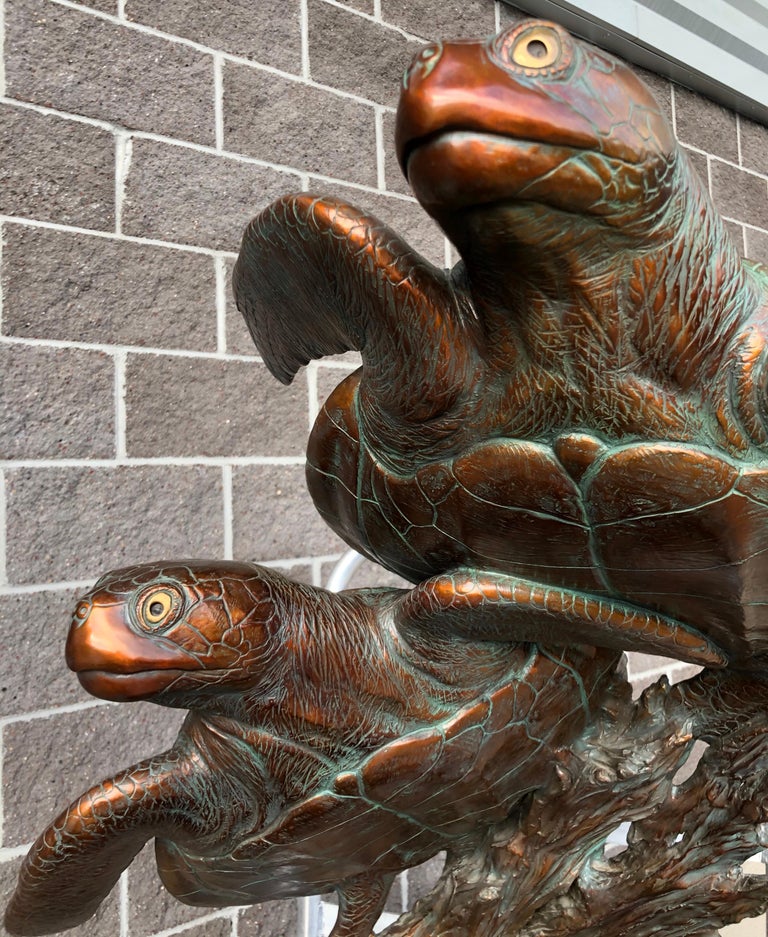 "Journey's End" Sea Turtle Monumental Bronze Sculpture by Kent Ullberg ...