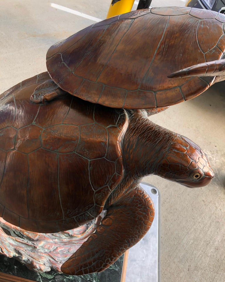 "Journey's End" Sea Turtle Monumental Bronze Sculpture by Kent Ullberg ...