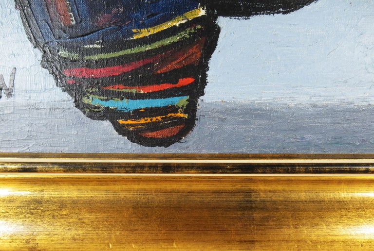 Jovan Obican - Man Dancing with Birds For Sale at 1stDibs