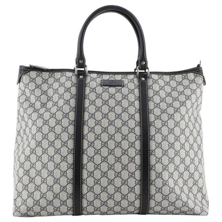 Joy Zip Top Tote GG Coated Canvas Medium at 1stDibs