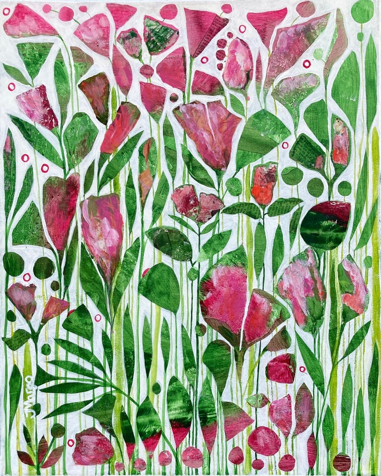 Joyanna Margo - Fresh, Abstract Painting For Sale at 1stDibs