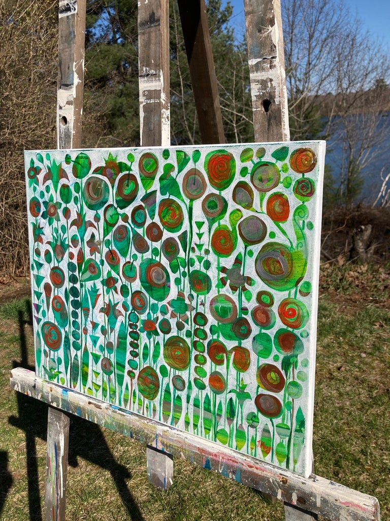 Joyanna Margo - Alive, Abstract Painting For Sale at 1stDibs