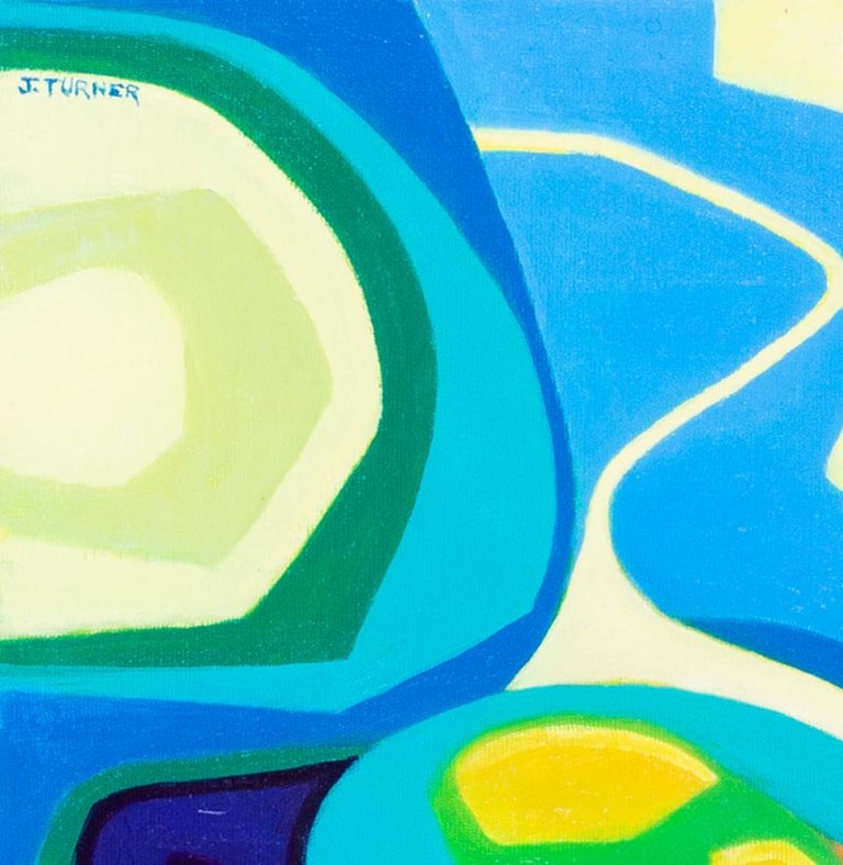 Joyce Turner - British, 20th Century artist Joyce Turner 'Blue Green ...