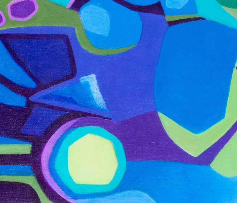 Joyce Turner - British, 20th Century artist Joyce Turner 'Blue Green ...