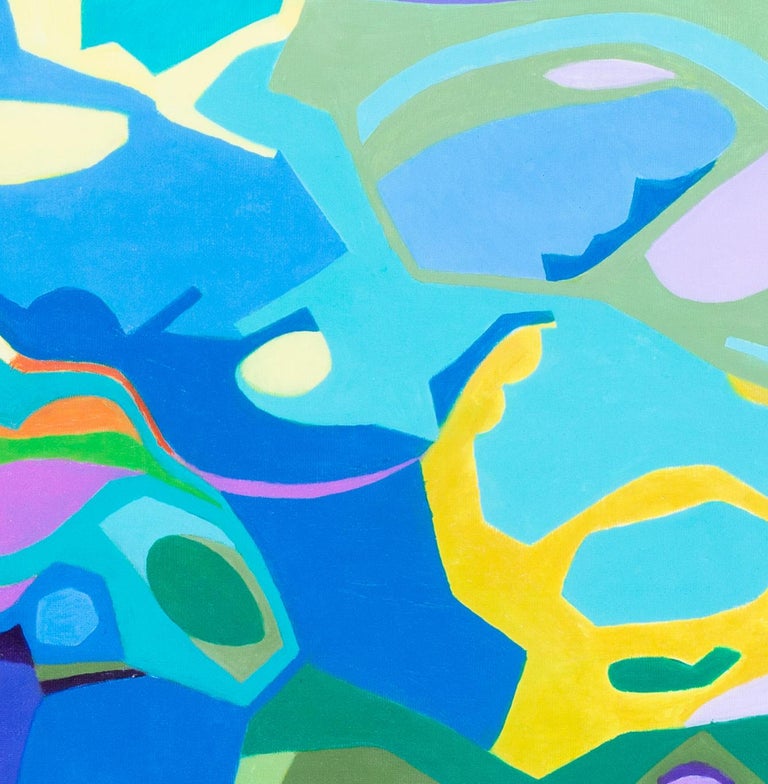 Joyce Turner - British, 20th Century artist Joyce Turner 'Blue Green ...