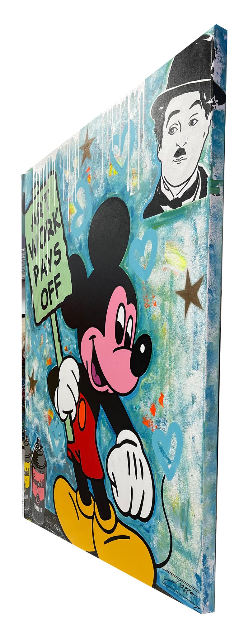 Jozza - Jozza ** Art Work Pays Off ** Original Acrylic For Sale at 1stDibs