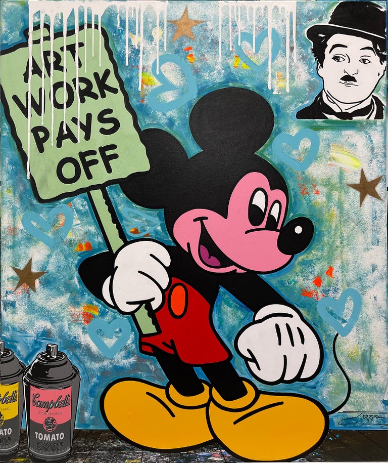 Jozza - Jozza ** Art Work Pays Off ** Original Acrylic For Sale at 1stDibs