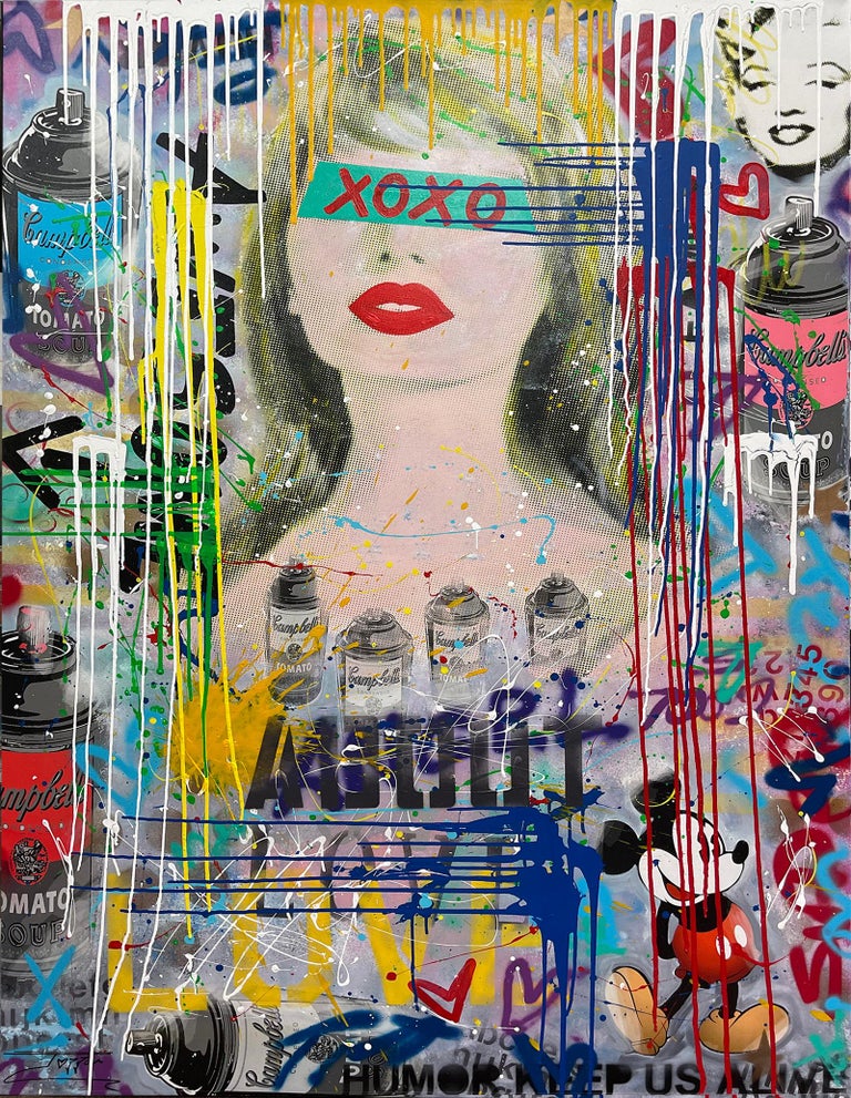 Jozza - Jozza ** Hug and Kisses ** Original Acrylic at 1stDibs