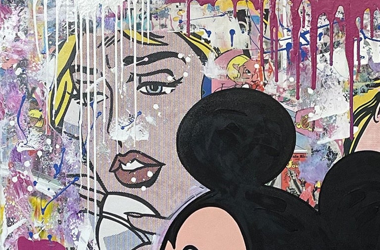 Jozza - Spectacular Original by Jozza - Pink Balloon For Sale at 1stDibs