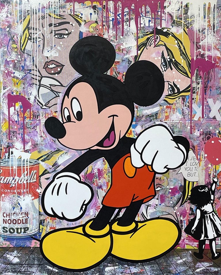 Jozza - Spectacular Original by Jozza - Pink Balloon For Sale at 1stDibs