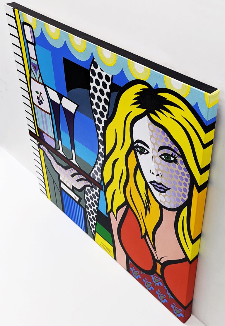 Jozza - CHEER (HOMAGE TO LICHTENSTEIN) For Sale at 1stDibs