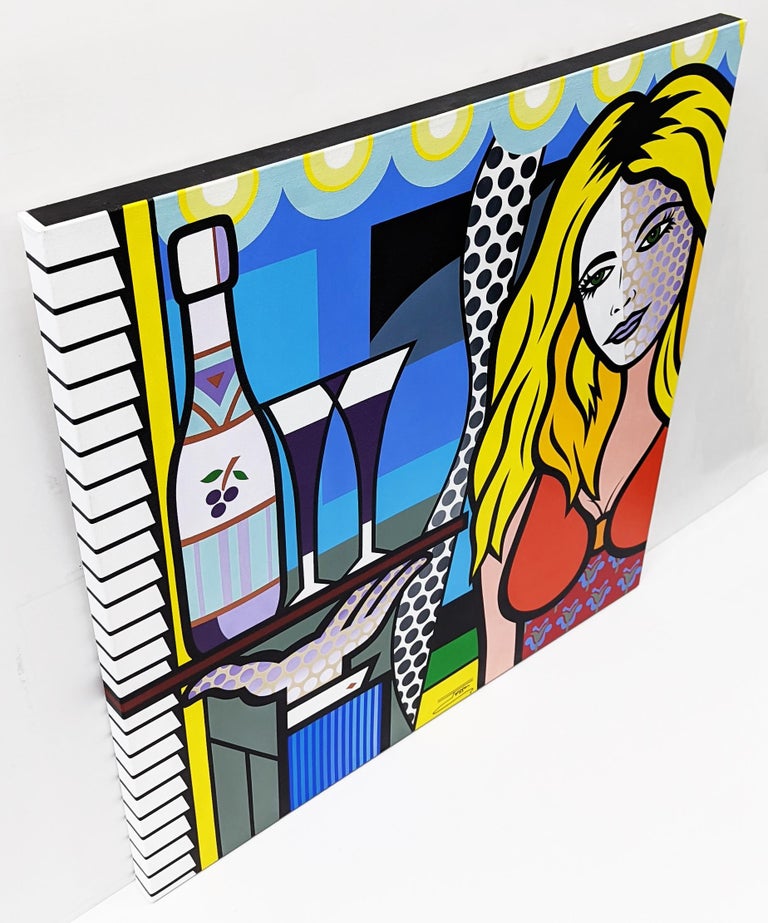 Jozza - CHEER (HOMAGE TO LICHTENSTEIN) For Sale at 1stDibs