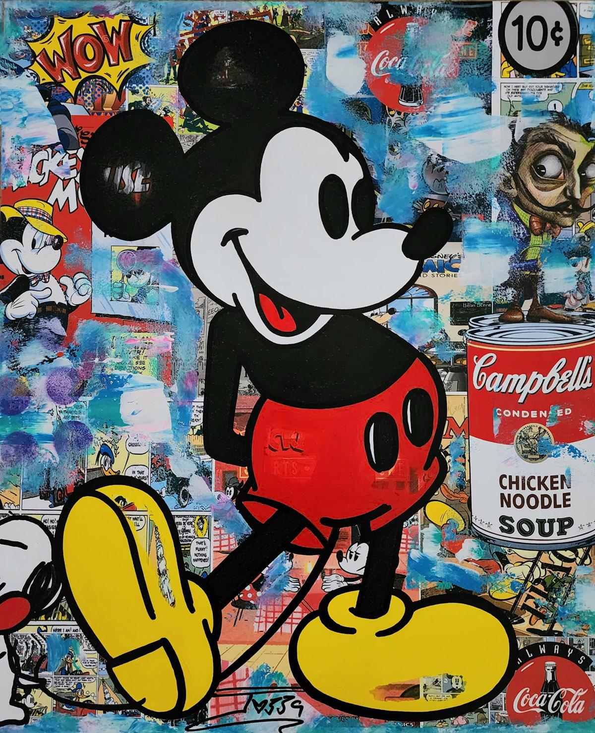 Jozza - JOZZA ' TOP OF THE WORLD - 2023' ORIGINAL ACRYLIC ON CANVAS, 24X20 For Sale at 1stDibs